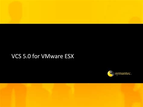 Vmware Esx Ppt