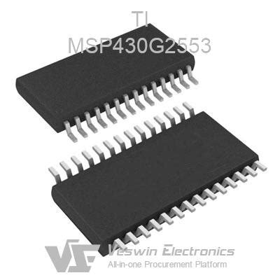 MSP G TI Processors Microcontrollers Veswin Electronics