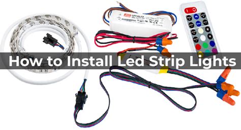 How To Install LED Strip Lights Simple Installation Guide