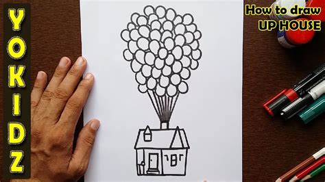 How To Draw Disney Up House