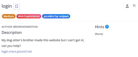 Picoctf Web Exploitation Logon Hello Everyone By Kamal S Medium