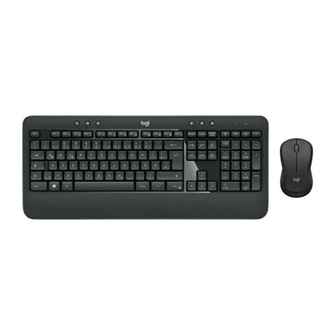 Logitech Wireless Keyboard With Mouse Black Mk540