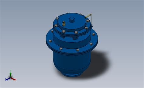 QSP型全压高速排气阀 QSP 10 DN100 SOLIDWORKS 2018 模型图纸下载 懒石网