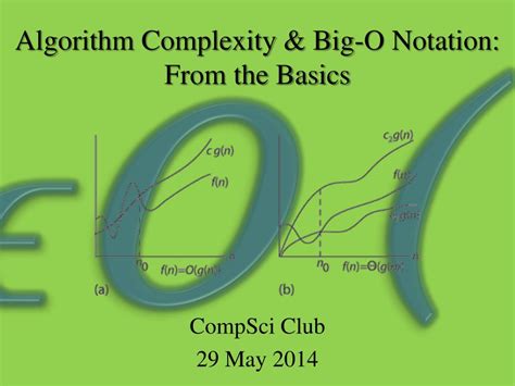 PPT Algorithm Complexity Big O Notation From The Basics PowerPoint Presentation ID