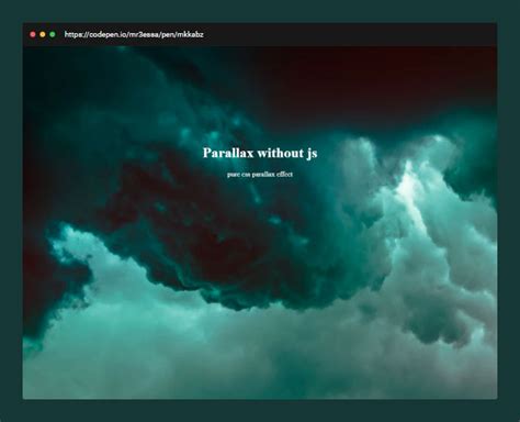 25 Pure Css Parallax Scrolling Examples Bashooka