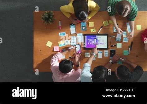 Top View Of Software Developer Writing Idea About Ux Ui Design For Mobile Phone Interface