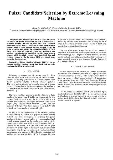 pdf pulsar candidate selection by extreme learning machine