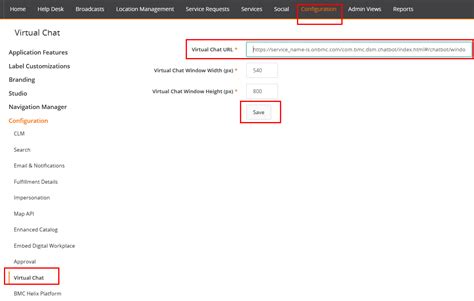 bmc helix virtual agent how to configure a custom default chatbot