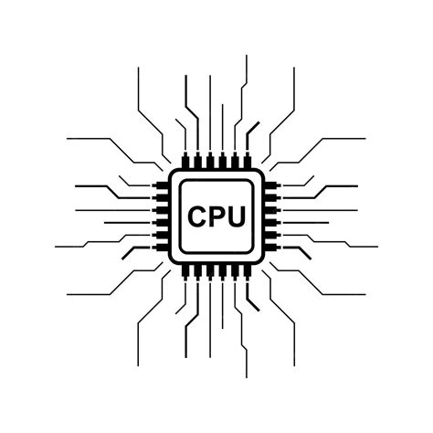 Premium Vector Processor Logo Icon