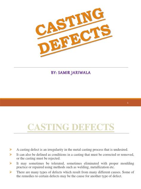 Metal Casting Defects Pdf Casting Metalworking Business Process
