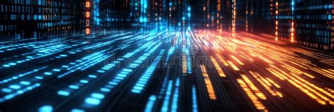 Digital Highway Of Data Abstract Technology Background With Flowing