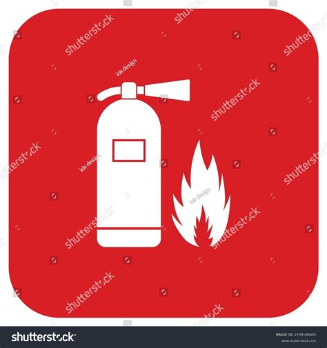 Fire Safety Red Vector Banner Illustration Stock Vector Royalty Free 2199186645 Shutterstock