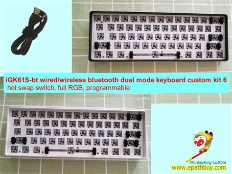 Custom 60 Bluetooth Mechanical Keyboard Diy Kit Wireless Keyboard Custom Kit