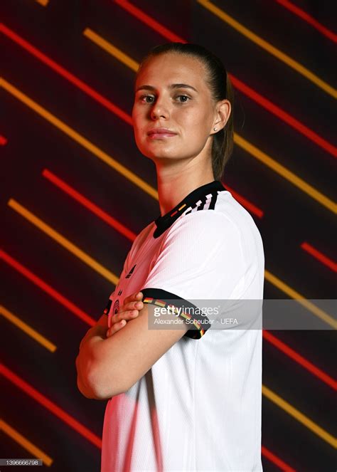 Klara Buhl Of Germany Poses For A Portrait During The Official UEFA