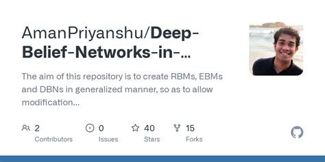 Github Amanpriyanshu Deep Belief Networks In Pytorch The Aim Of This Repository Is To Create