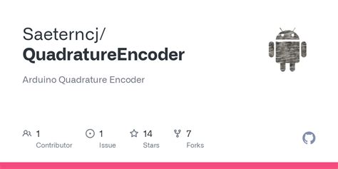 github saeterncj quadratureencoder arduino quadrature encoder