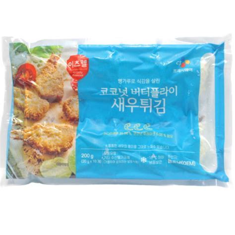 Cj프레시웨이 이츠웰 코코넛 버터플라이 새우튀김 200g 1개 에누리 가격비교