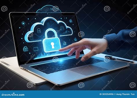 The Future Of Remote Data Storage In Cloud Services And Its Significance Stock Illustration