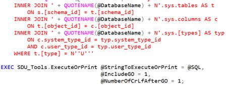 Sdu Tools Executeorprint Printing Large Strings In T Sql The Bit Bucket