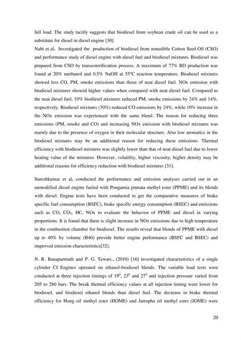Optimization Of Biodiesel Production Process Notes Learnpick India