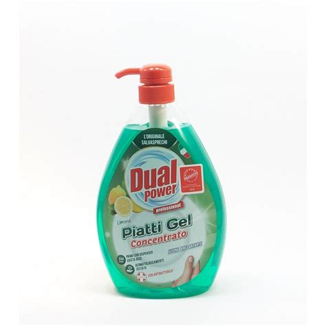 Dual Power Piatti Gel Cobcentrato Limone 1л Препарат за почистване на