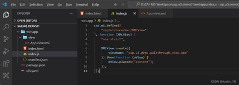 Sapui5 之xml Views 视图 笔记