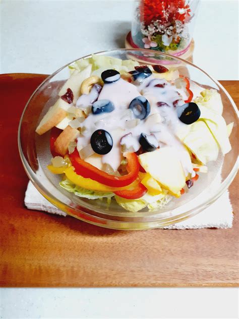 요거트 드레싱 And 야채 샐러드 레시피