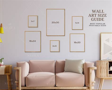 Printing Companies Online Printing Gallery Wall Mockup Custom Wall Art Frame Sizes Poster