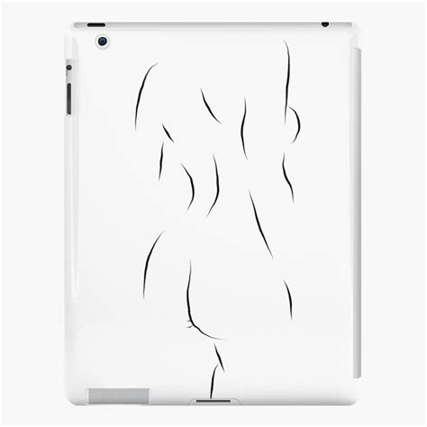 My Naked Body Line Art Minimalism Ipad Case And Skin By Llcrg Redbubble