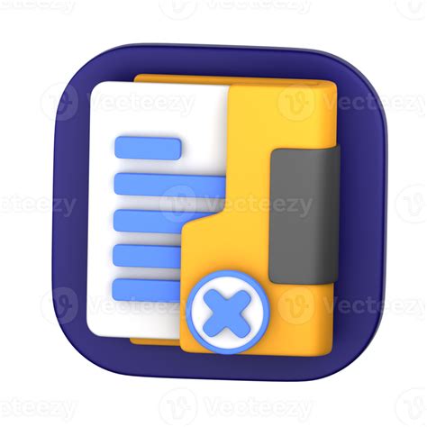 Deleted Folder 3d Illustration For Uiux Web App Presentation Etc 41503912 Png