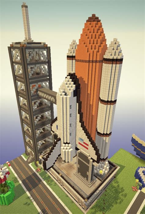 Minecraft Rocket Ship