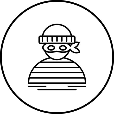 Thief Vector Icon 20686389 Vector Art At Vecteezy