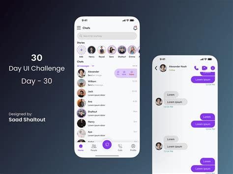 Chat Mobile App Behance