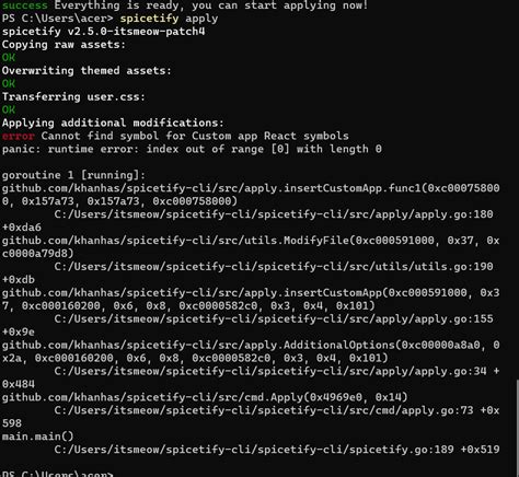 How To Solve This Error · Issue 1002 · Spicetifycli · Github