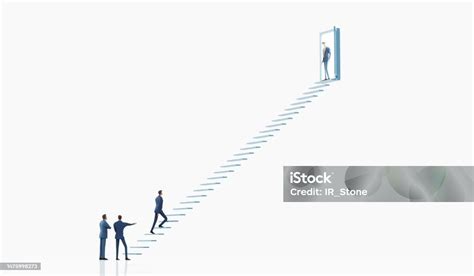 성공의 길 계단을 오르는 성공적인 사업가 목표 달성 경력 만들기 전문적인 성장 개념 3d 렌더링 그림입니다 꼭대기에 대한 스톡 사진 및 기타 이미지 Istock