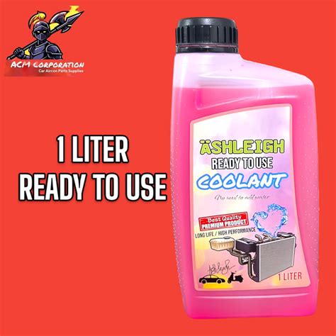 Coolant Ready To Use 1liter Pink Antifreeze Shopee Philippines