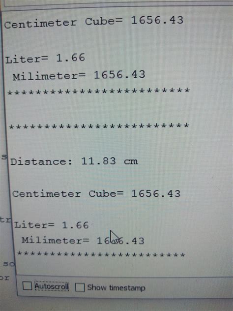 Fluid Measurment For Future Soda Dispensor Using Sonar Sensor R Arduino