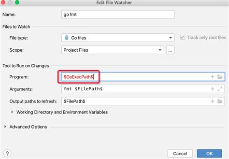 Goland 提示 Failed To Run File Watcher Go Fmt · Issue 129 · Shenkonghuiissue · Github