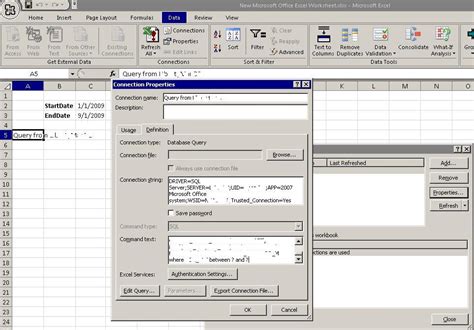 Create Parameterized Excel Refreshable Reports Sql With Manoj