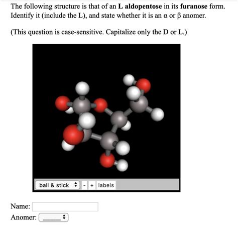 The Following Structure Is That Of An L Aldopentose