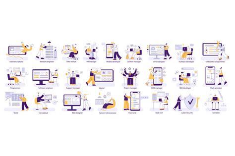 It Professions Programmers And Designers Engineers And Managers Fro