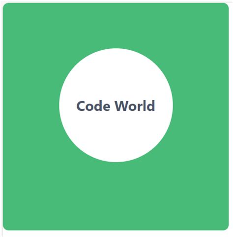 How To Create Circle With Text In Tailwind Css Geeksforgeeks