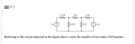 Solved Referring To The Circuit Depicted In The Figure