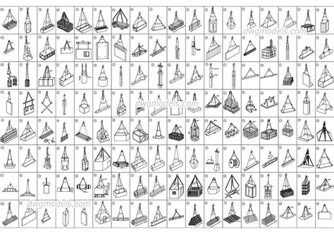 Lifting Equipments Autocad File Symbols