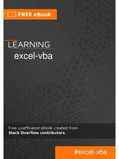 Excel Vba Excel Vba Pdf PDF PRO