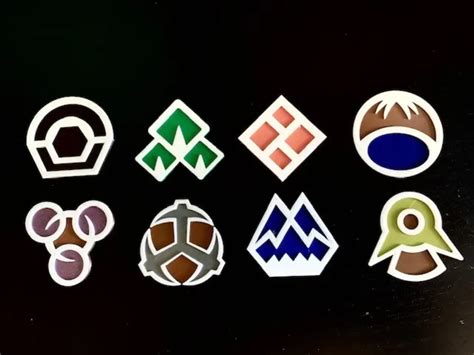 Pokemon Gym Badges And Names