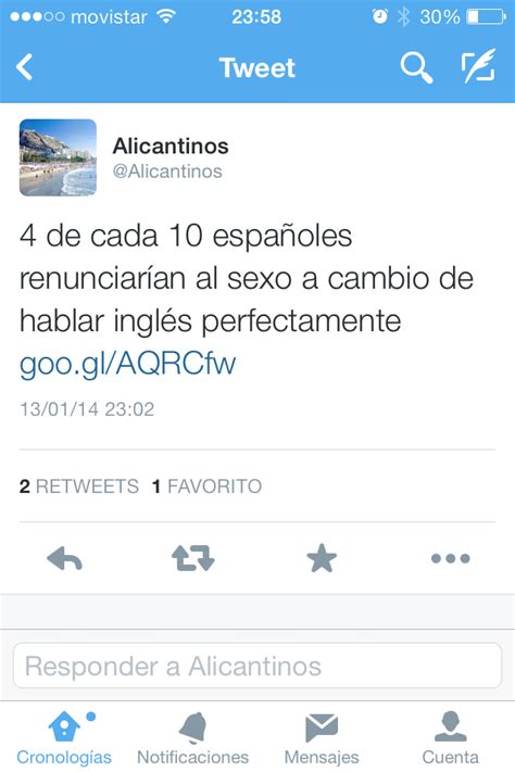 Oferta un año sin sexo a cambio de inglés Laura Segovia Escribe