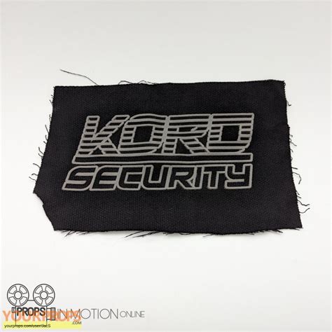 Blue Beetle Kord Security Patch Original Movie Prop