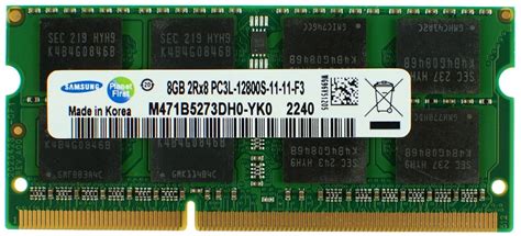 ᐉ Оперативная память Samsung Sodimm Ddr3 8Гб 1600 Mhz • Купить в Киеве