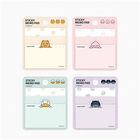 카카오프렌즈 3단 점착메모지 라이언 80x95mm 홈플러스 택배배송